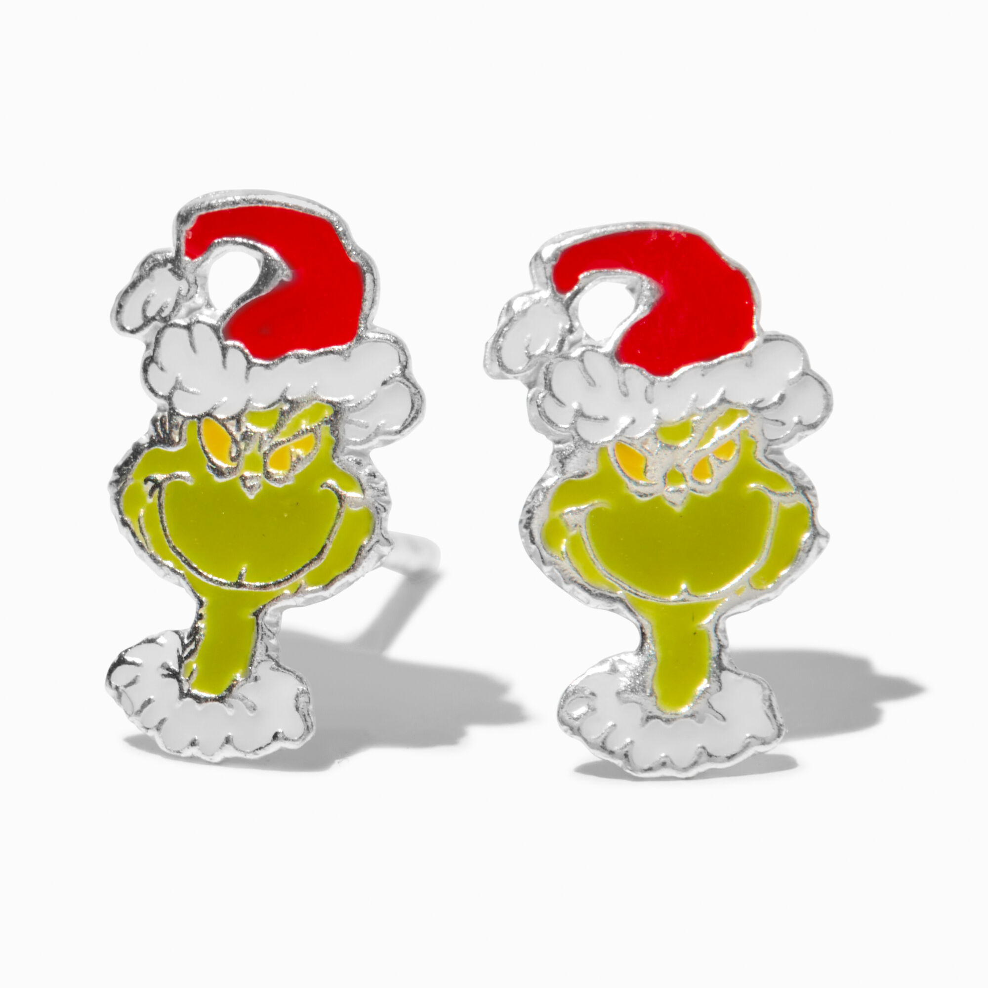 Grinch stud earrings store