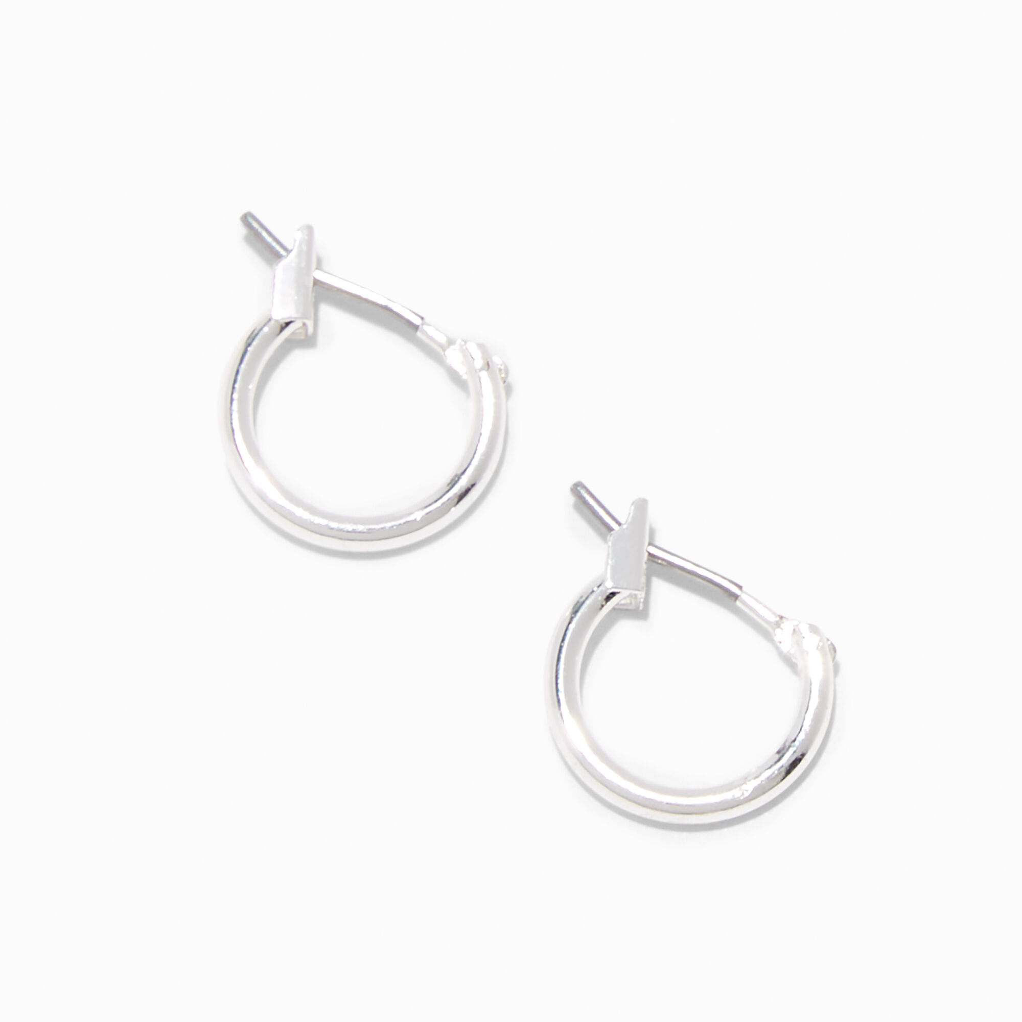 10mm sterling silver hoop earrings store